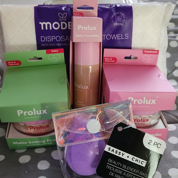 Prolux | Makeup | Prolux Matte Foundation And Setting Powder Set Ivory ...